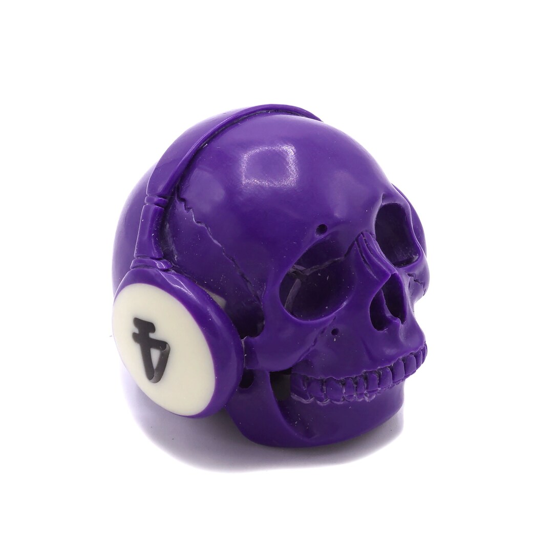 Hand Carved Dj Pool Ball Skull, 8 Ball, Skeleton Head Billiard Ball ...
