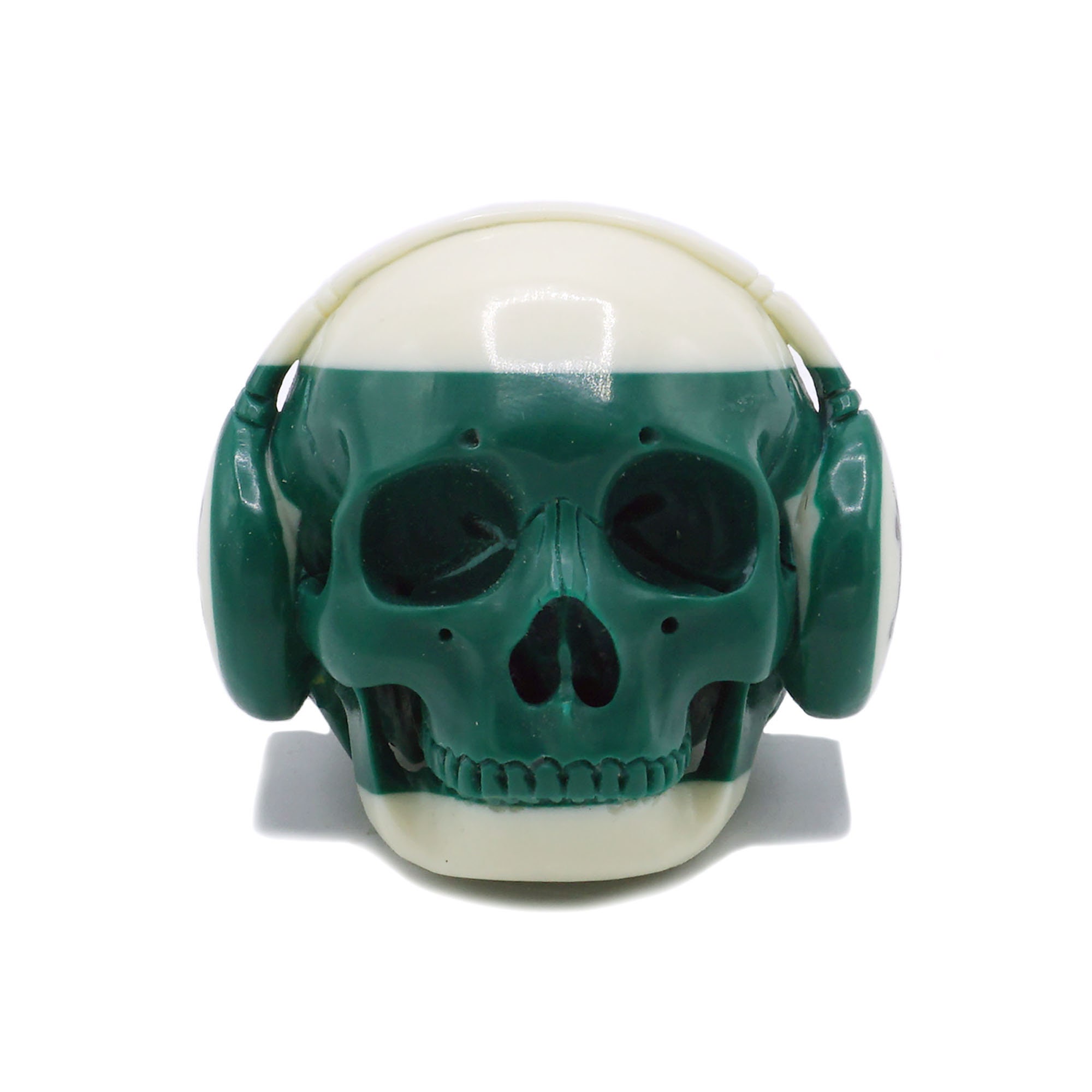 Hand Carved Dj Pool Ball Skull, 8 Ball, Skeleton Head Billiard Ball ...