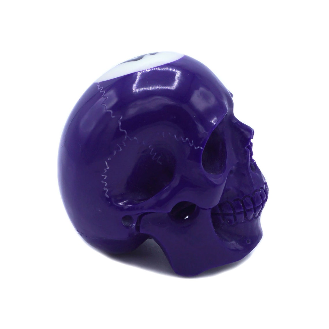 Hand Carved Pool Ball Skull 8 Ball Skeleton Head Billiard - Etsy