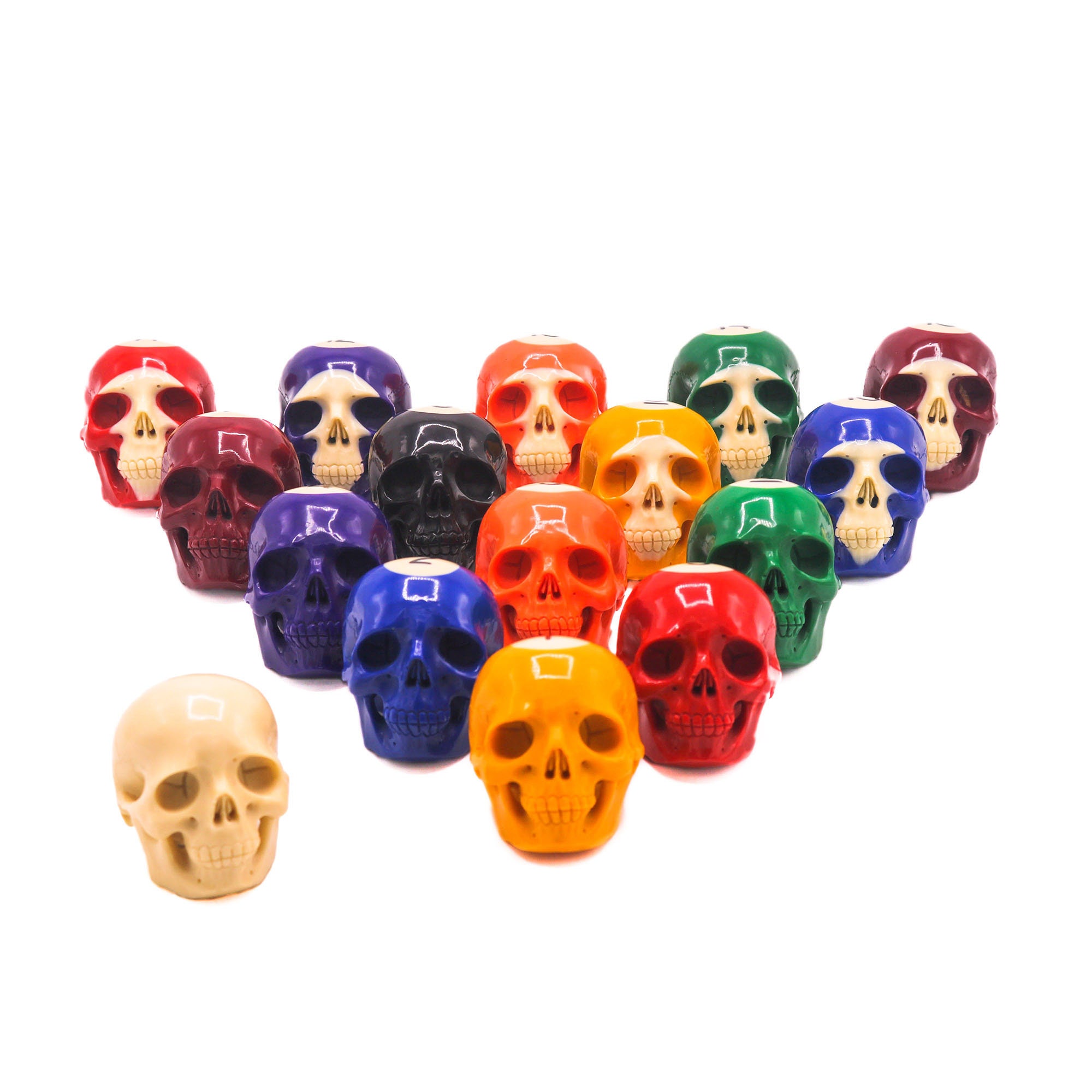 Hand Carved Pool Ball Skull, 8 Ball, Skeleton Head Billiard Ball, Skull ...