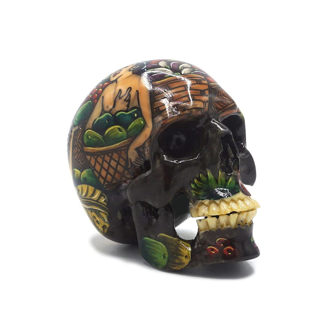 Hand Made Resin Skull, Hand Painted, Skull Art, Skull Homeware, Local ...