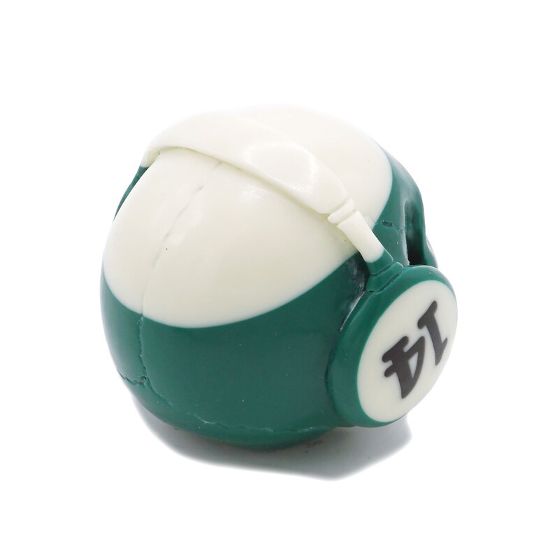 Hand Carved Dj Pool Ball Skull, 8 Ball, Skeleton Head Billiard Ball ...