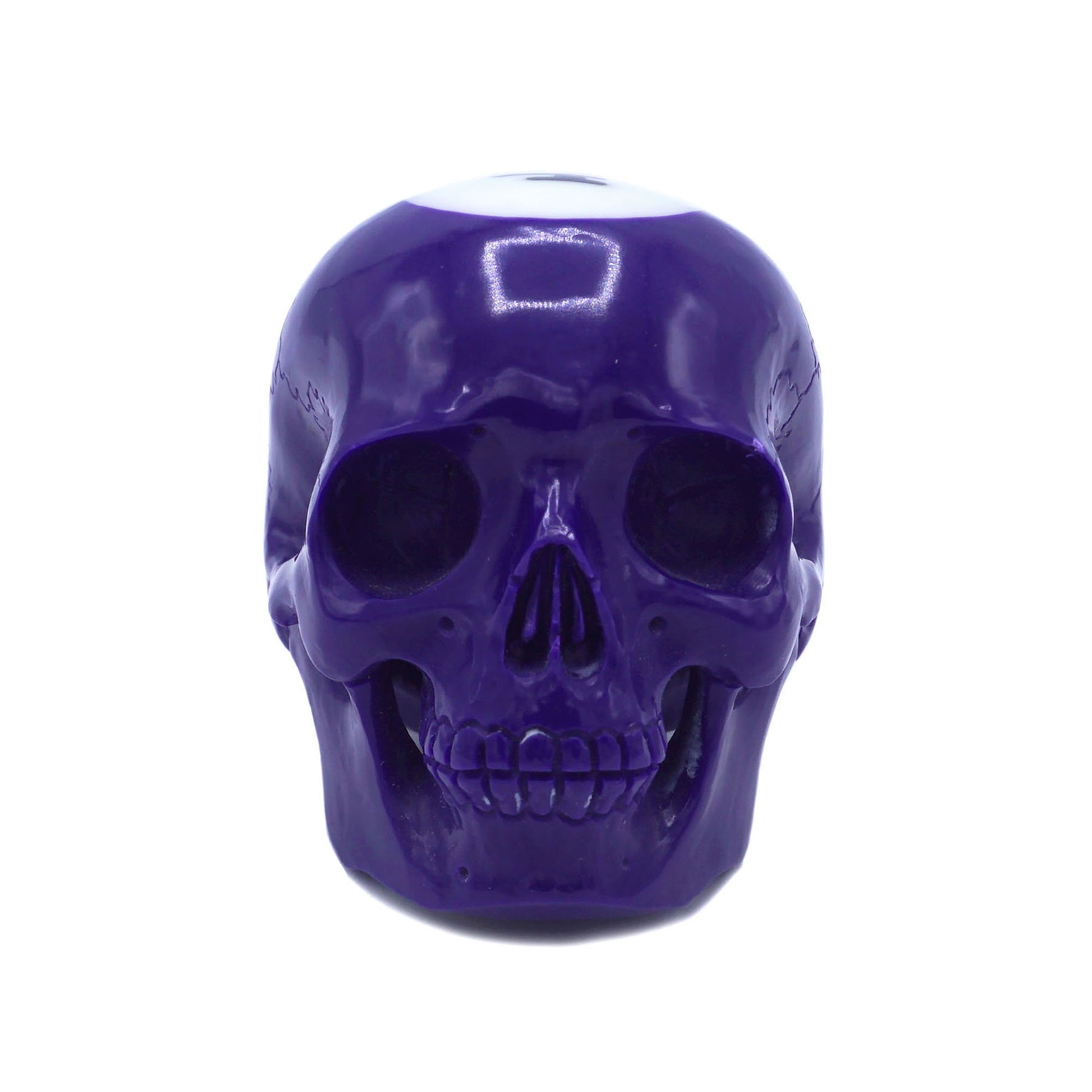 Hand Carved Pool Ball Skull, 8 Ball, Skeleton Head Billiard Ball, Skull ...