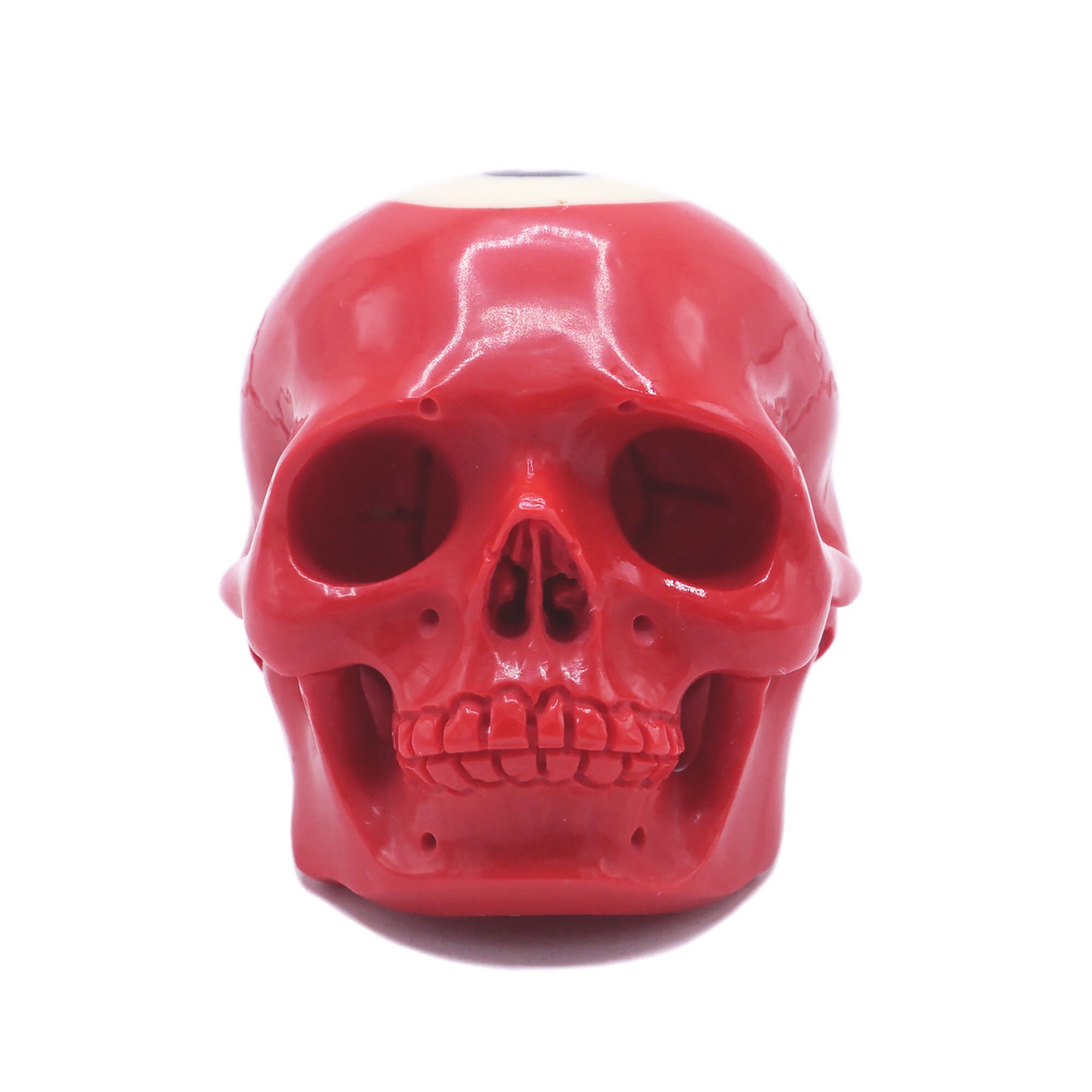 Hand Carved Pool Ball Skull, 8 Ball, Skeleton Head Billiard Ball, Skull ...
