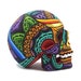 Hand Made Resin Skull, Hand Painted, Tribal Art, Skull Homeware, Color ...