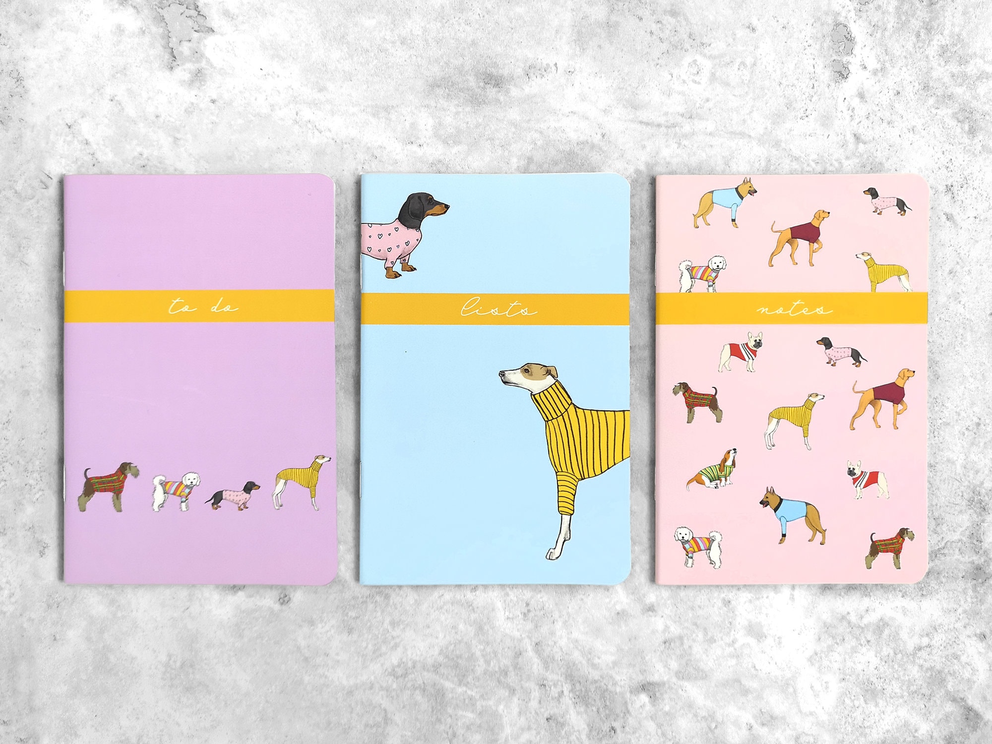 Dog Notebooks Set of 3 Dog Notebooks Dog Gift Dog-themed | Etsy UK