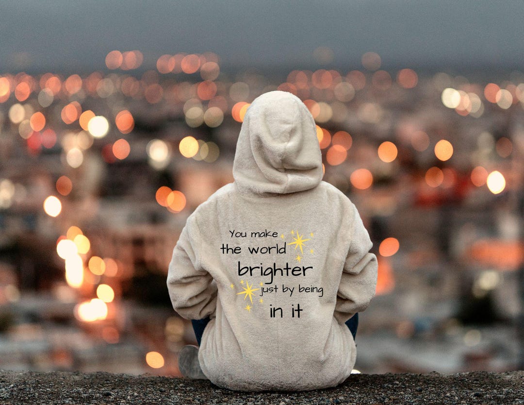 You Make the World Brighter PNG, Positive Quote (digital Download ...