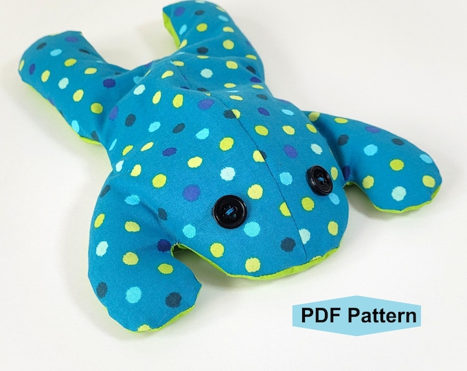 Beanbag Frog Sewing Pattern PDF File - Etsy Canada