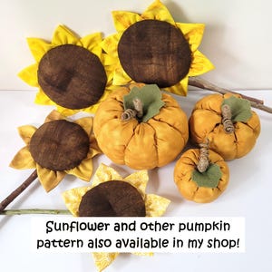 Fabric Pumpkin Sewing Pattern: Fall Decor Tutorial (PDF Download). Make ...