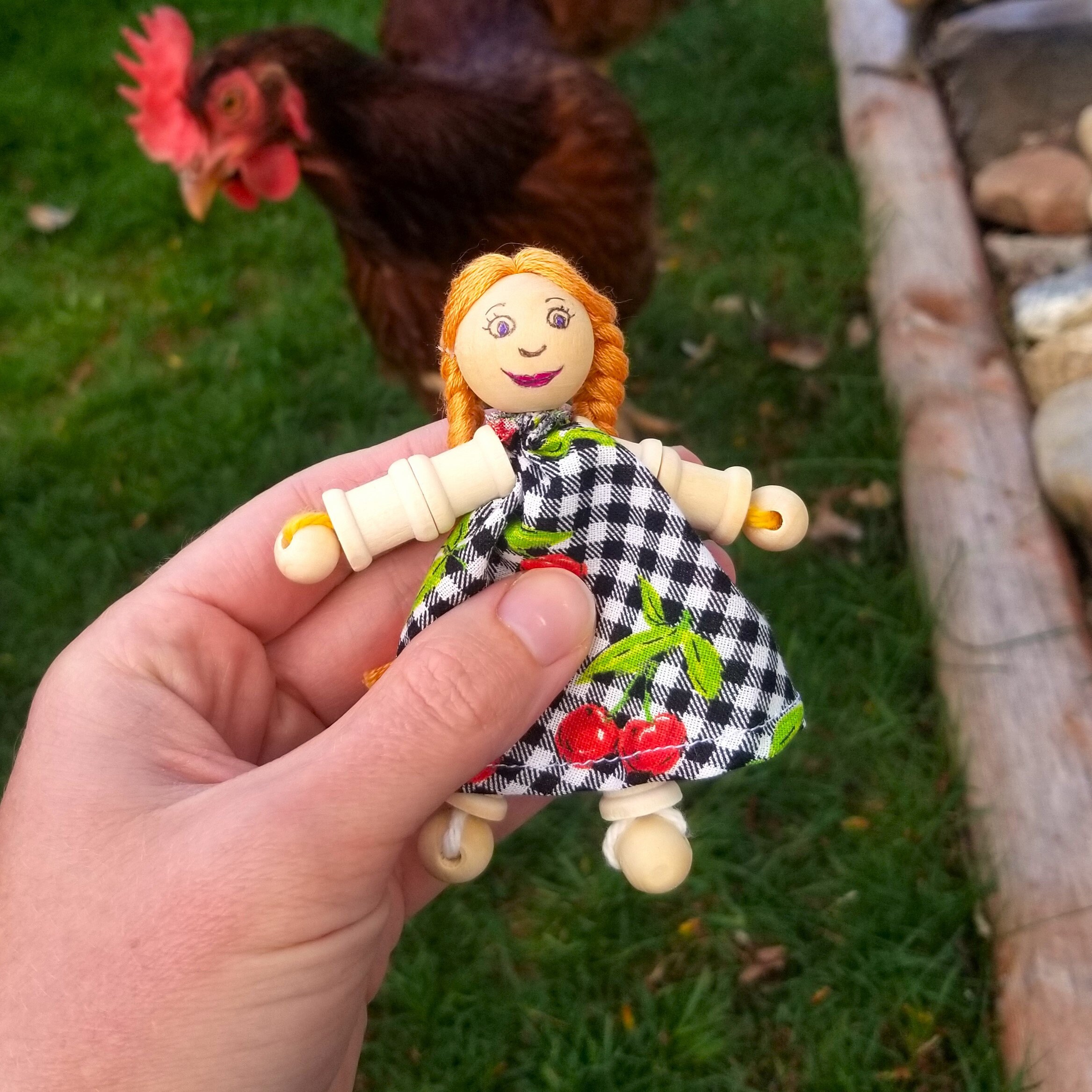 Spool Doll Tutorial: DIY Wooden Doll Pattern (PDF Download) - Etsy