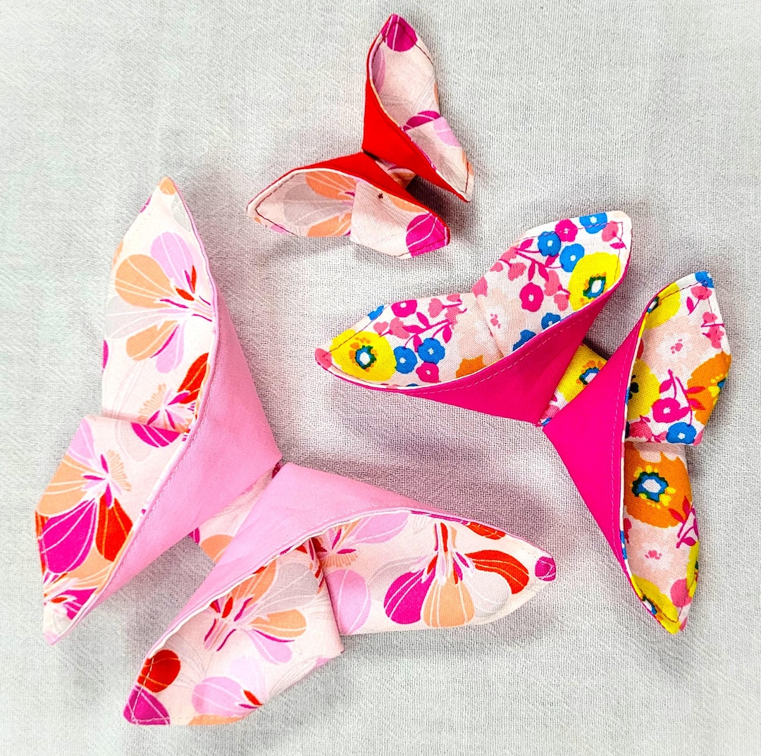 Fabric Butterfly Sewing Pattern: DIY Hair Accessory & Decor (PDF ...