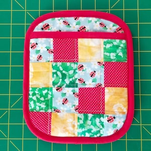 Quilted Potholder Pattern Set: Square & Rectangular With Pocket (PDF ...