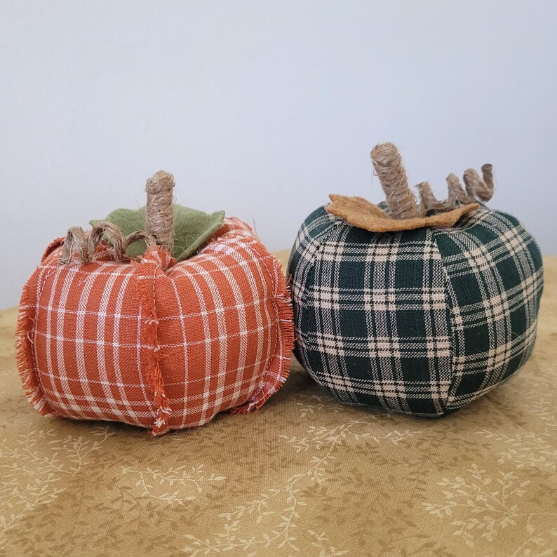 Fabric Pumpkin Sewing Pattern: Fall Decor Tutorial (PDF Download). Make ...