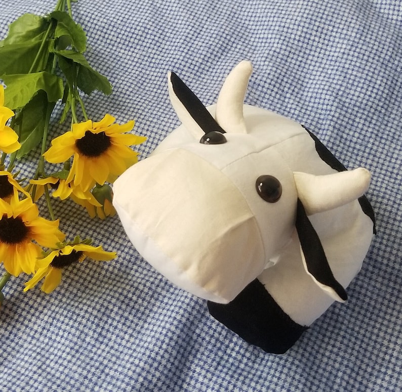 Beanbag Cow Sewing Pattern: Easy Stuffed Animal Tutorial (PDF Download ...