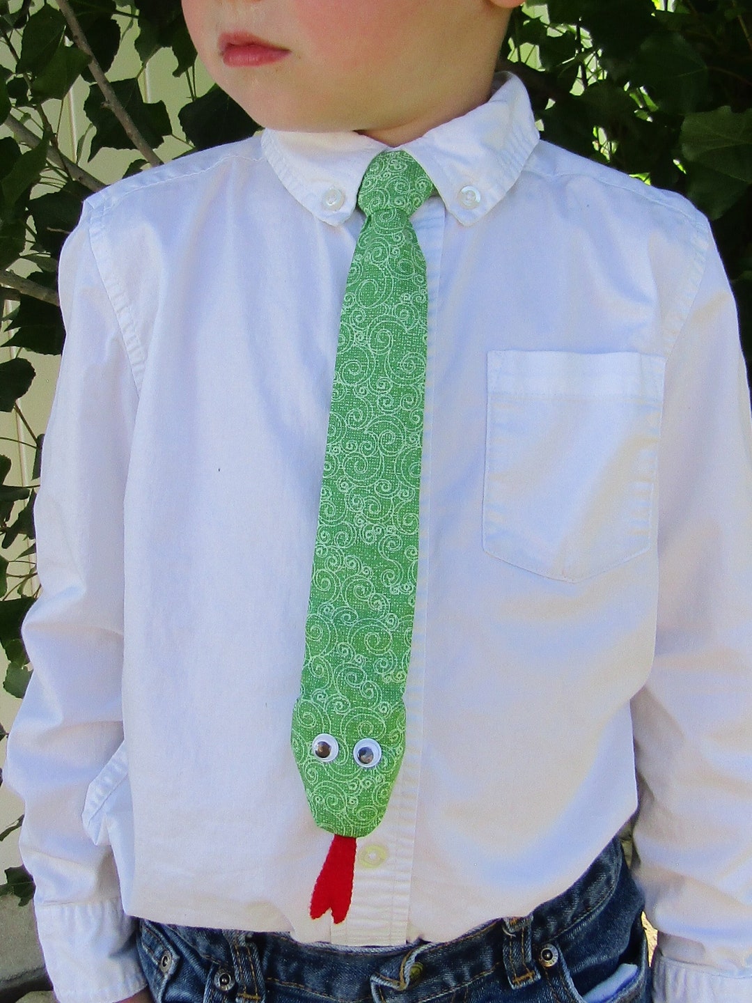 Snake Necktie PDF Pattern: Boys Fun Sewing Project (ages 2-8) - Etsy