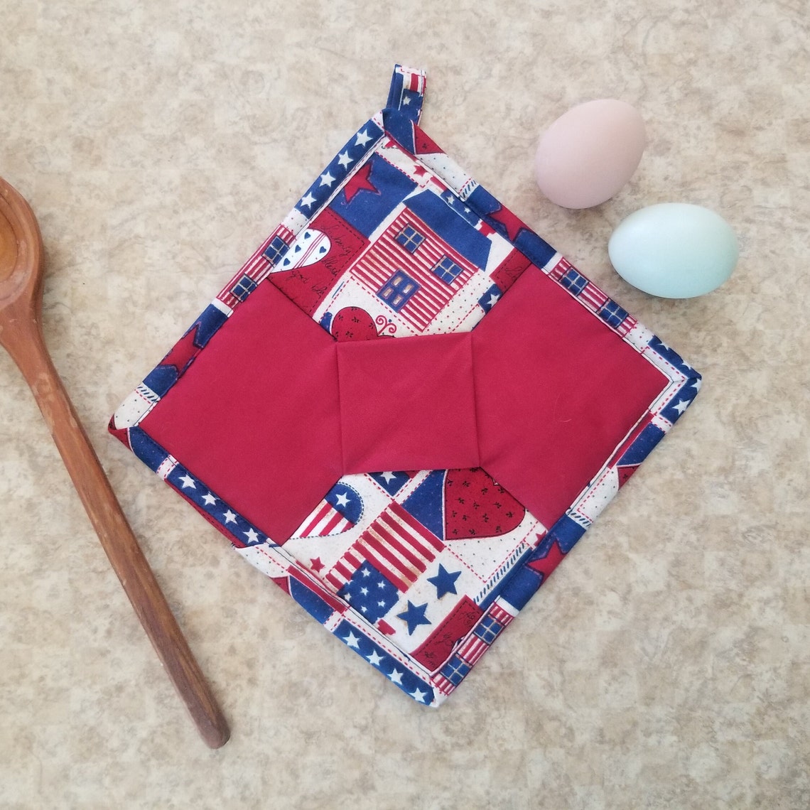 3D Bowtie Potholder Pattern Easy Pot Holder Tutorial to Make - Etsy