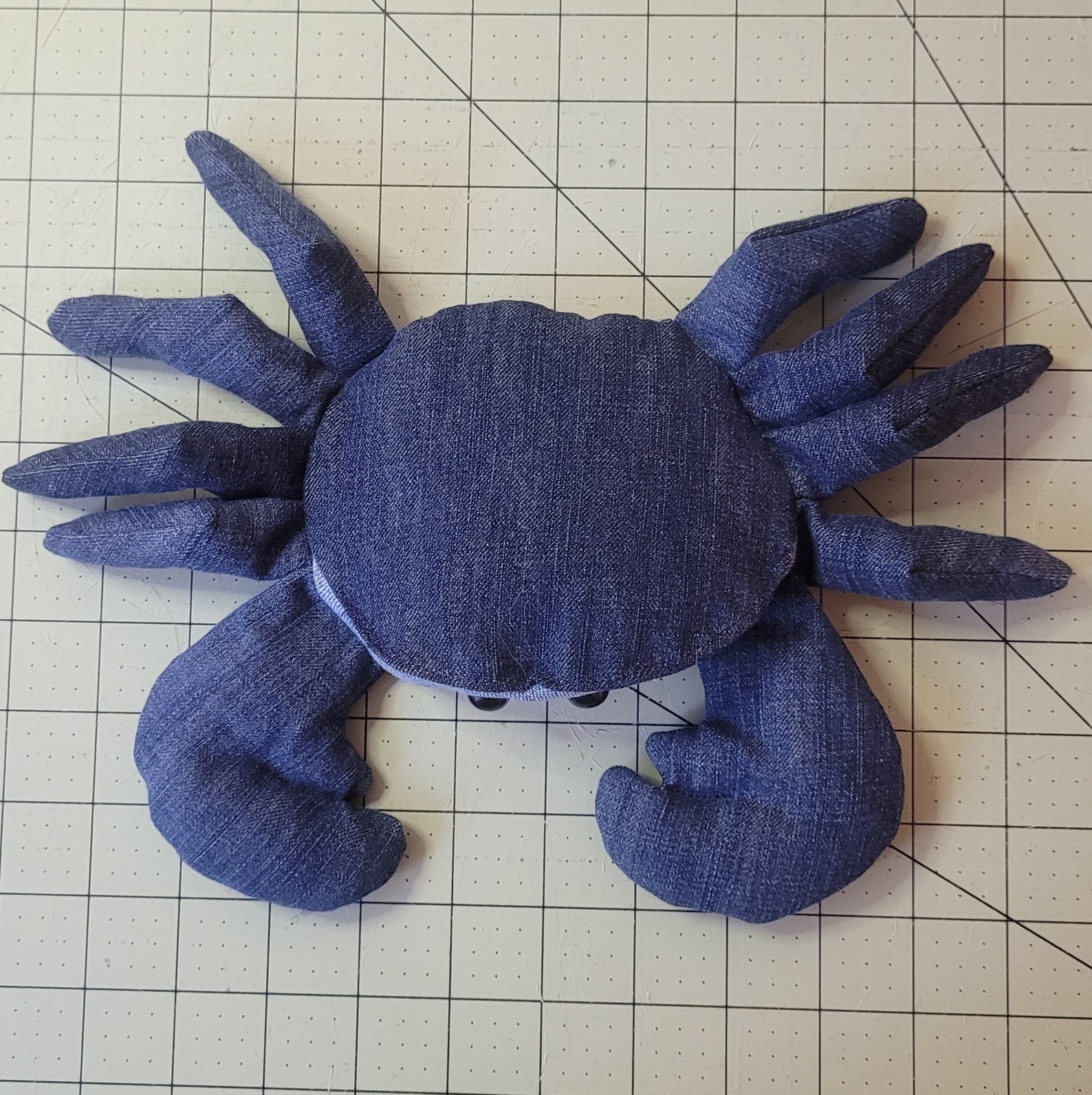 Bean Bag Crab PDF Pattern: Stuffed Crab Sewing Tutorial (digital ...
