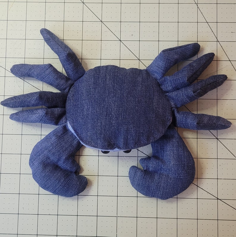Bean Bag Crab PDF Pattern: Stuffed Crab Sewing Tutorial (digital ...
