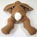 Bean Bag Rabbit PDF Pattern - Easy Stuffed Bunny - DIY Bunny Rabbit ...