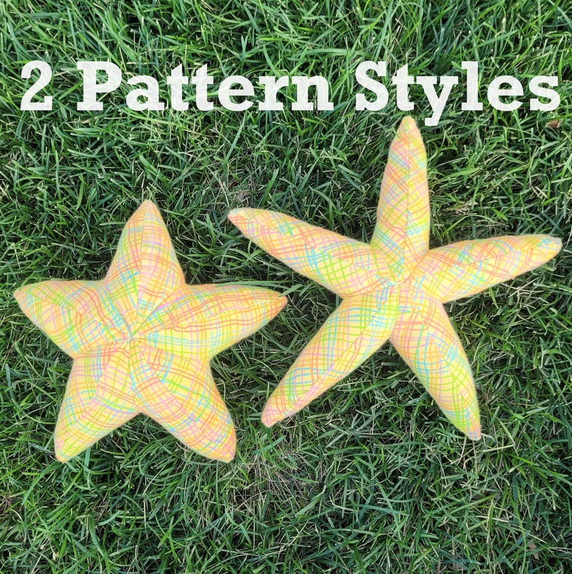 Starfish Sewing Pattern: Plush, Pillow & Beanbag (PDF Digital Download ...