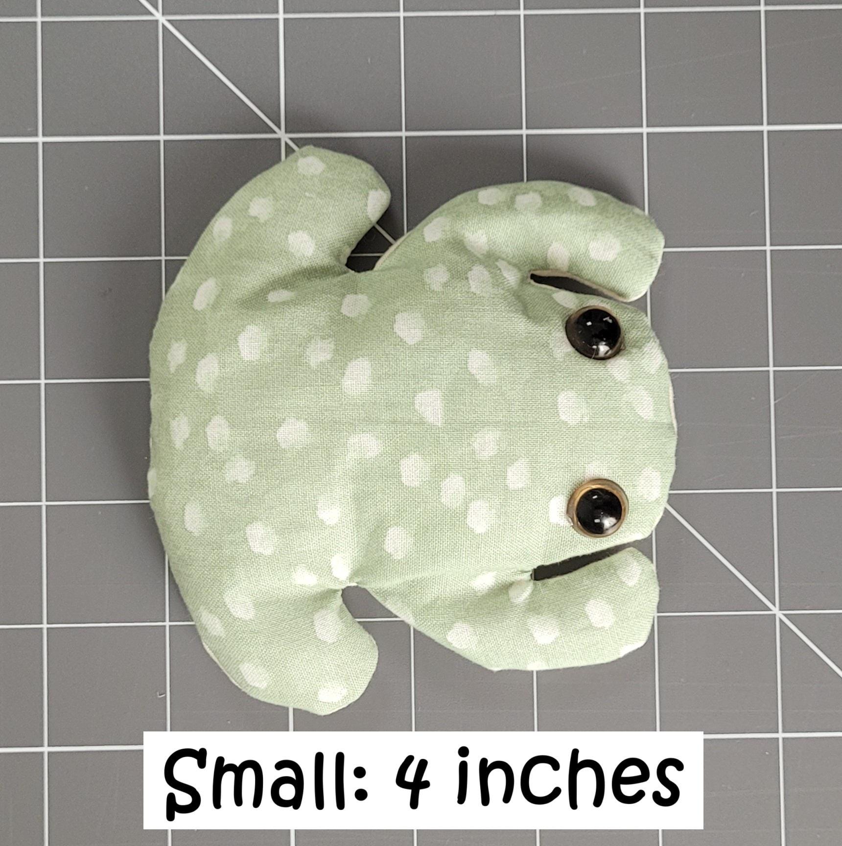 Frog Beanbag Sewing Pattern – 3 Sizes, Beginner Friendly (PDF Pattern ...