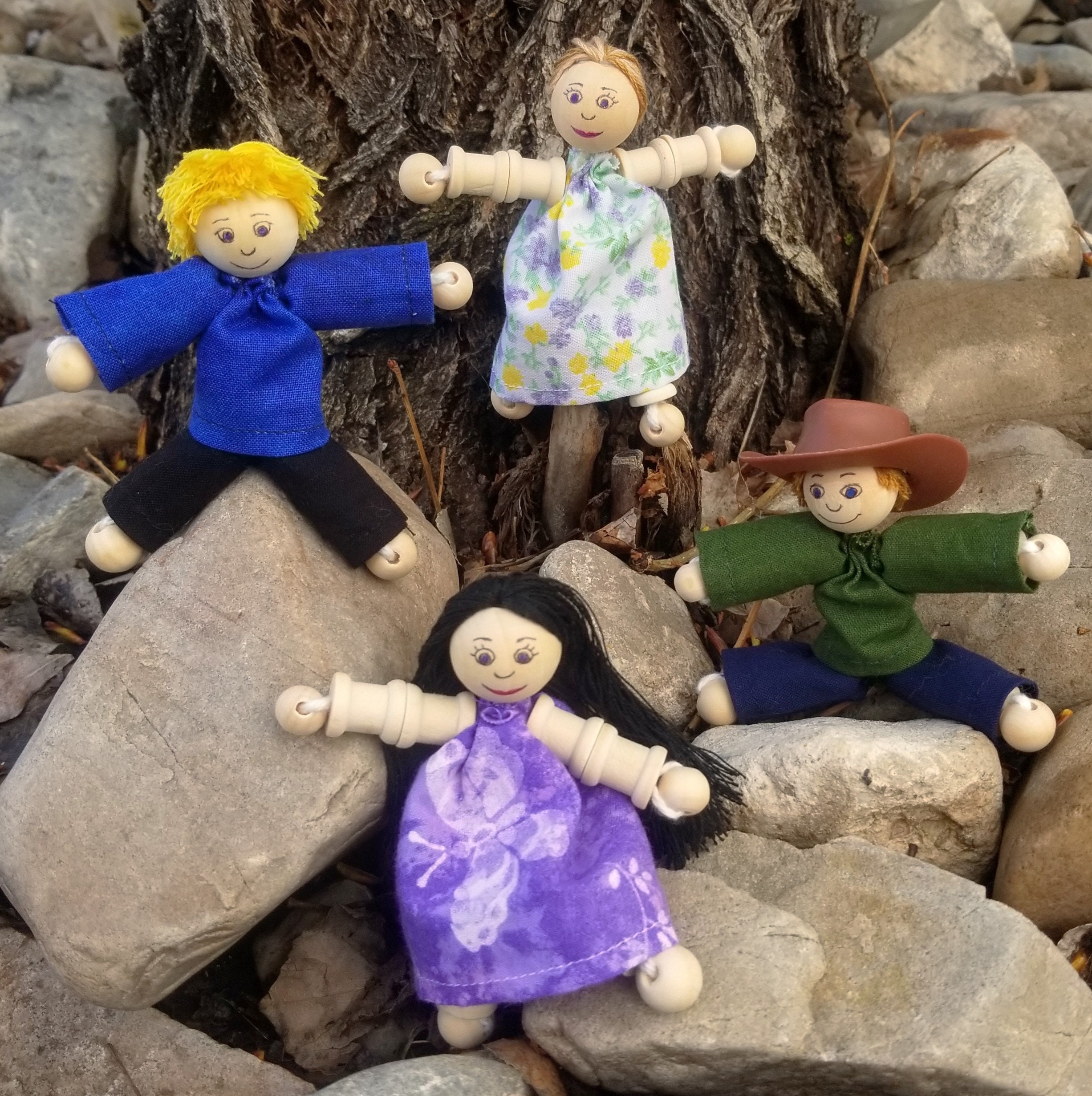 Spool Doll Tutorial: DIY Wooden Doll Pattern (PDF Download) - Etsy