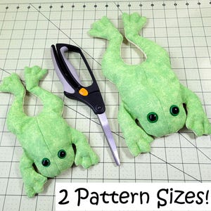 Beanbag Frog Sewing Pattern: Easy DIY Stuffed Animal (PDF Download) - 2 ...
