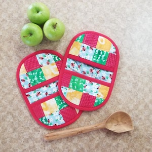Double Pocket Potholder PDF Pattern: Easy Sew Tutorial (digital ...