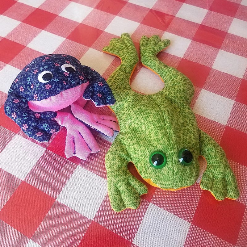 Frog Stuffed Animal Sewing - Etsy