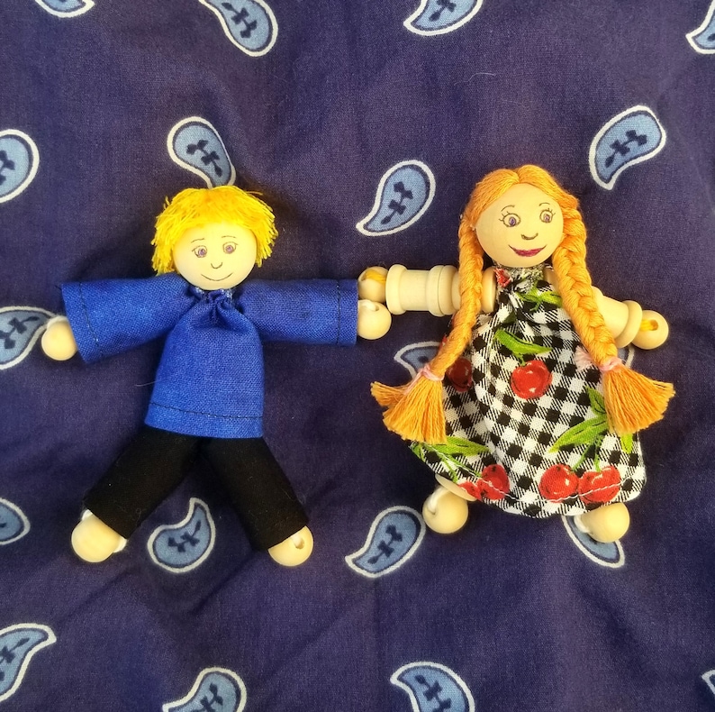 Spool Doll Tutorial: DIY Wooden Doll Pattern (PDF Download) - Etsy