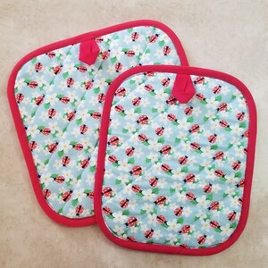 Quilted Potholder Pattern Set: Square & Rectangular With Pocket (PDF ...