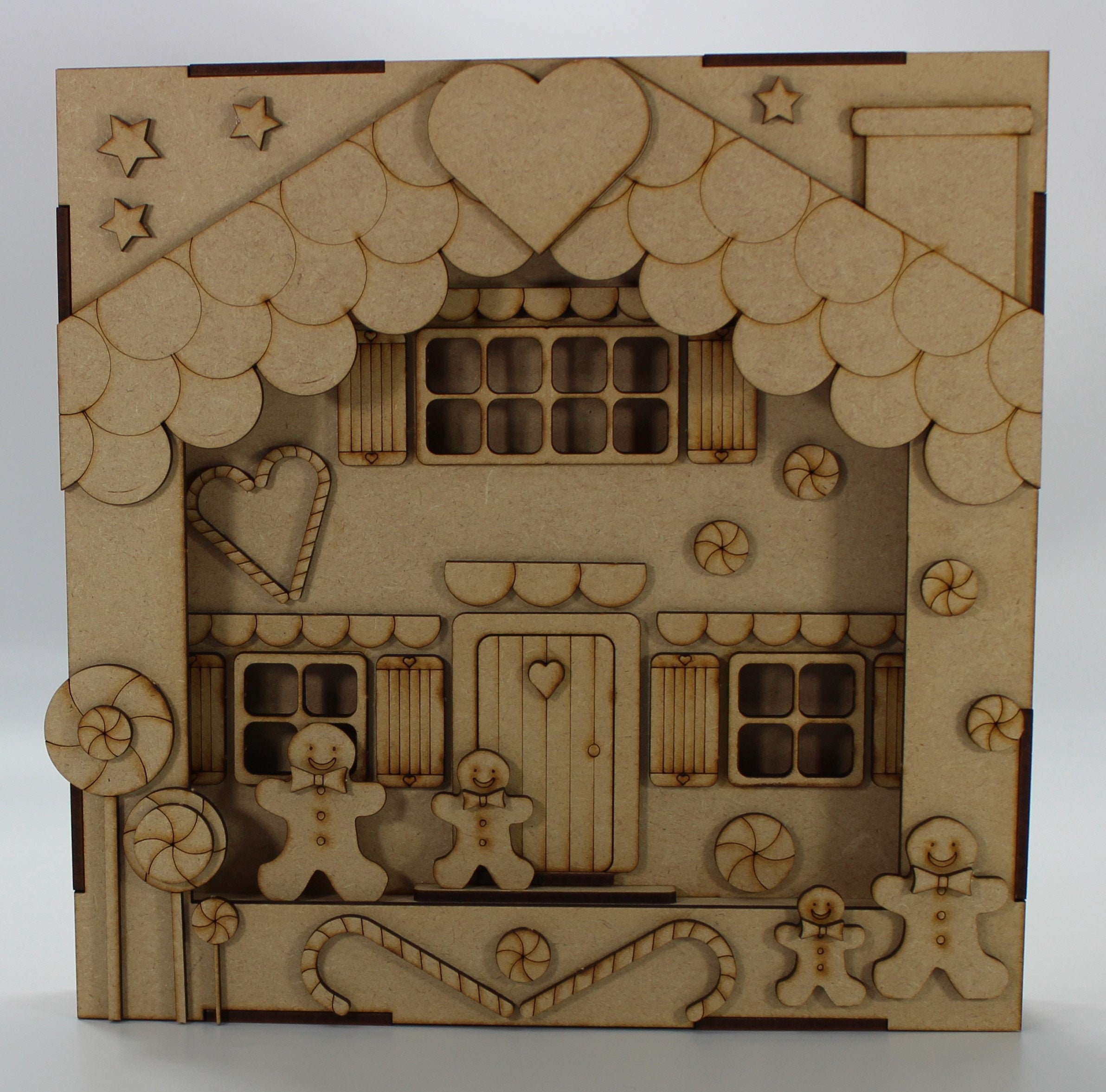 Gingerbread House Shadow Box Frame - Etsy UK
