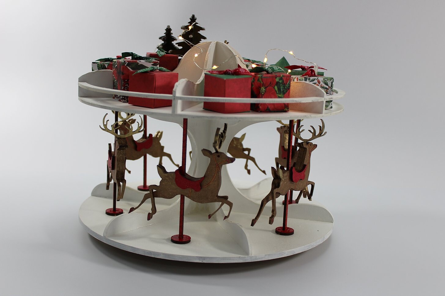Large Reindeer Carousel | Etsy