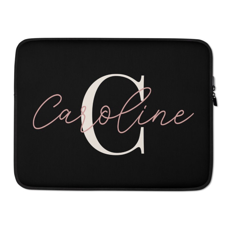 Custom Name Laptop Sleeve Personalized Laptop Sleeve | Etsy