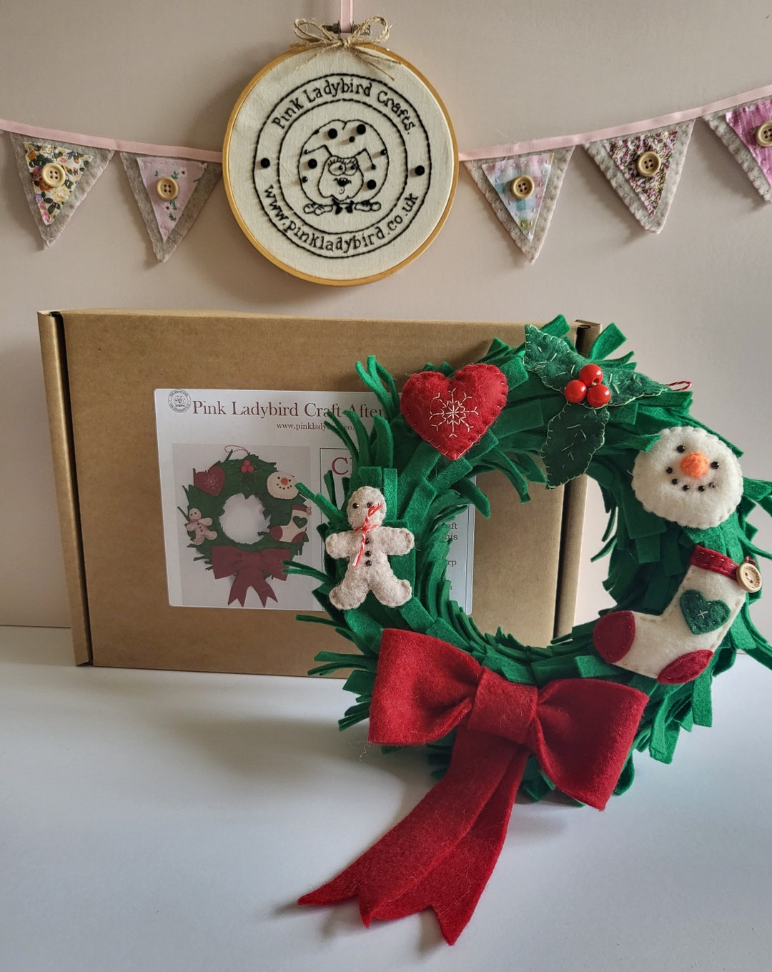 Craft Kit. Christmas Wreath - Etsy UK
