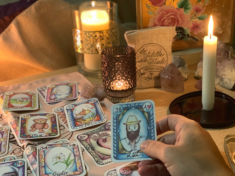 The Sibyl of Fairy Tales Grand Tableau Kit lenormand Oracle, Cloth for ...