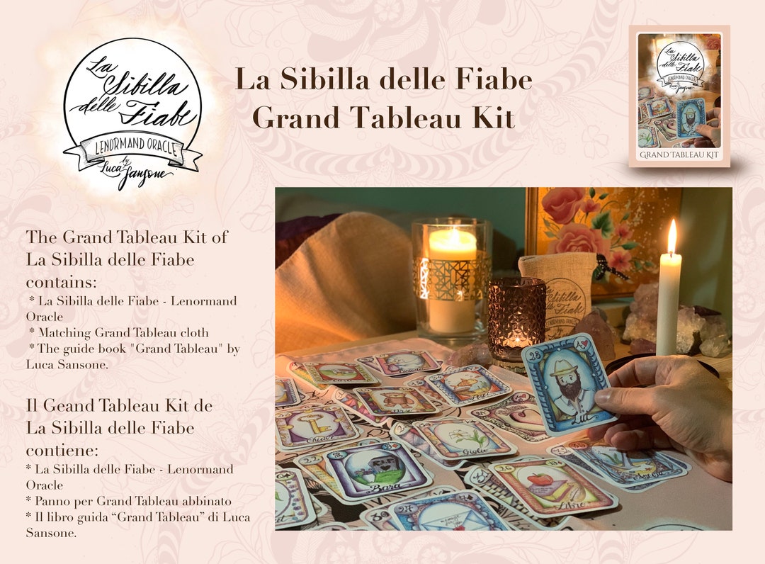 The Sibyl of Fairy Tales Grand Tableau Kit lenormand Oracle, Cloth for ...