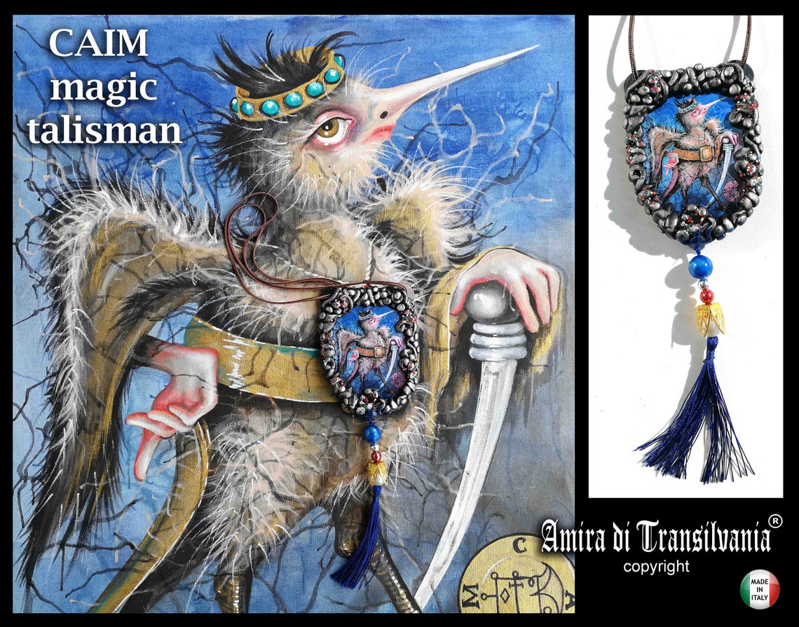 Caim Goetia Magic Demon Talisman Protective Protection Amulet - Etsy