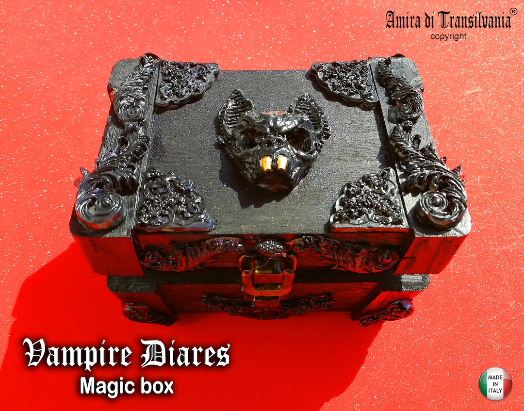 Magic Box, Dybbuk Dark Witchcraft Altar, Vampire Diares Dracula Bat ...