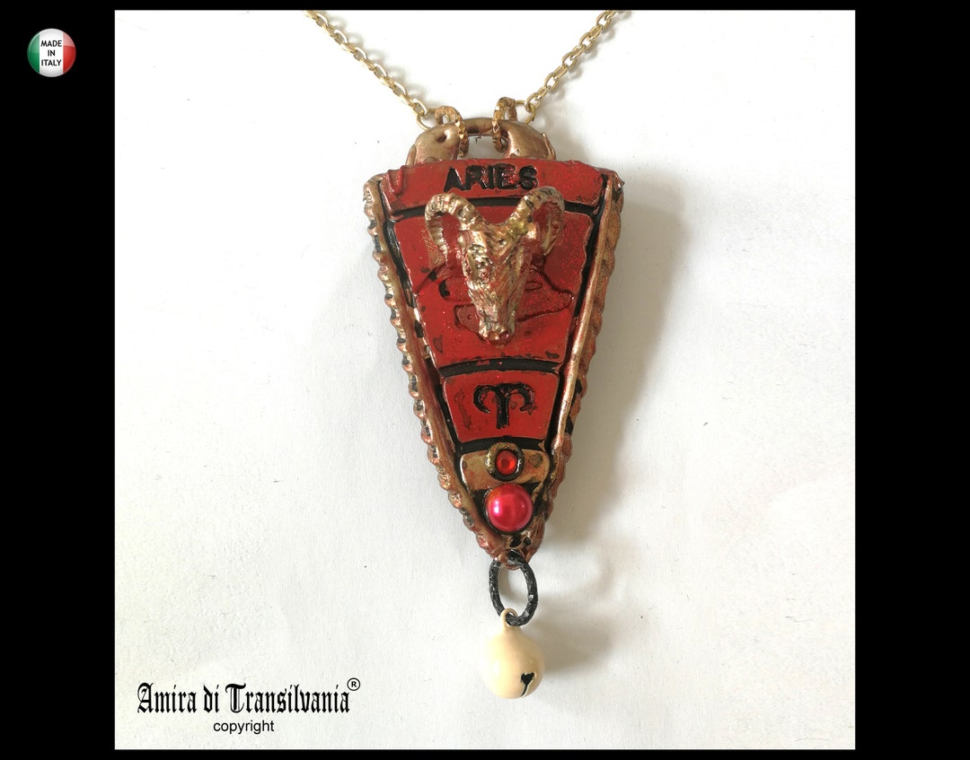 Sign of Aries Constellation, Star Horoscope Talisman Necklace, Zodiac ...