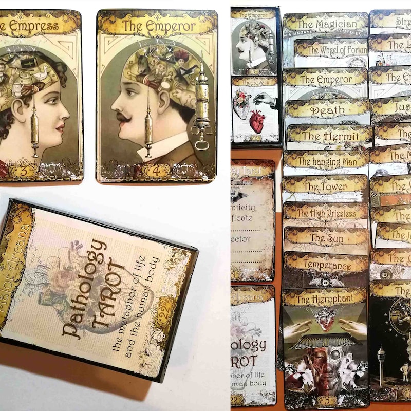 Antique Tarot Cards - Etsy