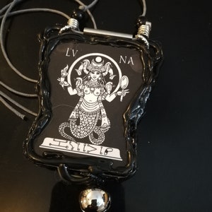 Abraxas Stone, Moon Magic Talisman, Gnostic Occult Symbol, Abraxas Seal ...