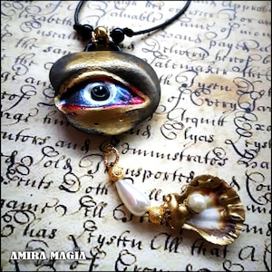 Realistic Eye, Angelic Protection Amulet Talisman Archangel Talisman ...