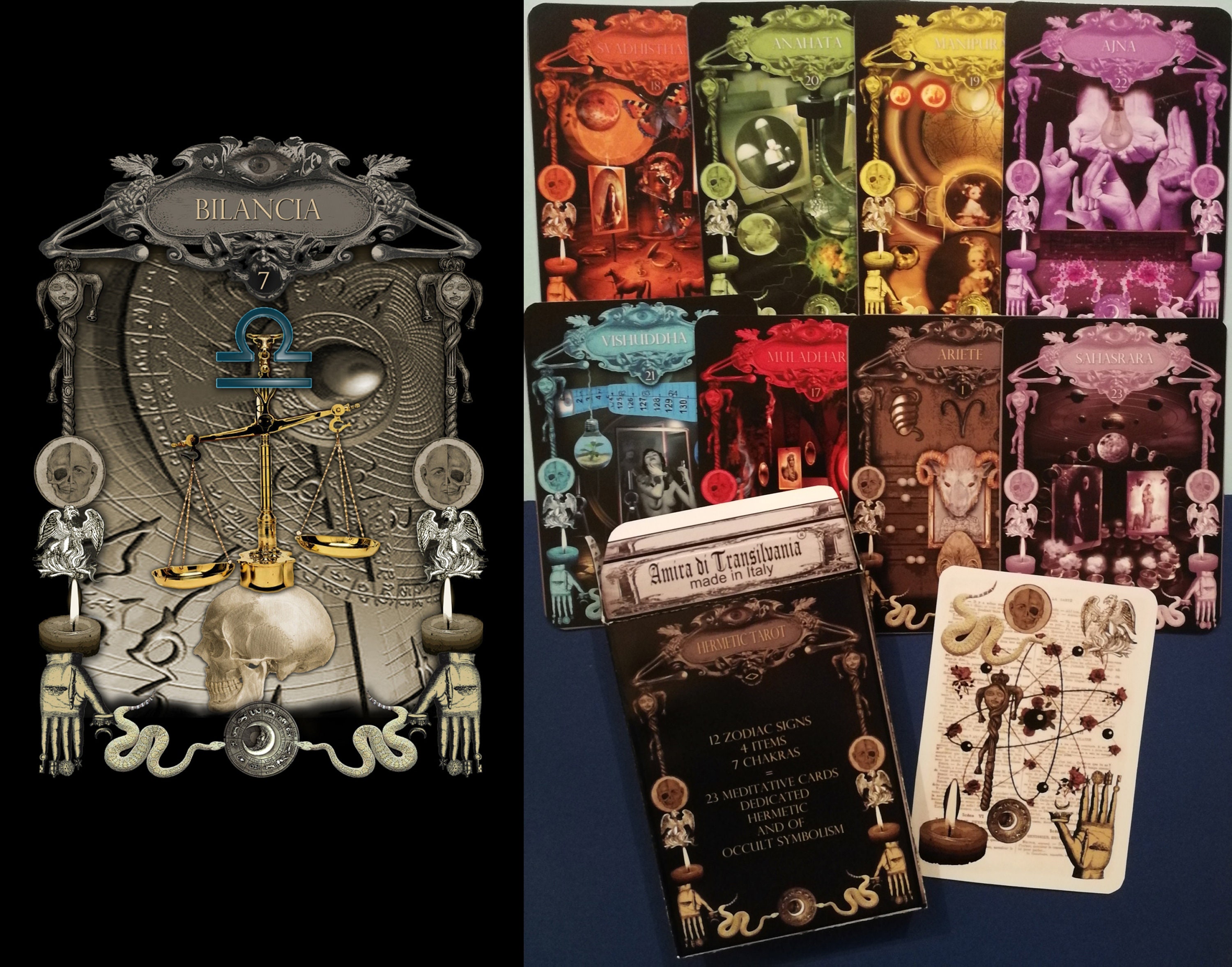 Hermetic Tarot Magic Cards Deck Major Arcana Wicca Tarot - Etsy