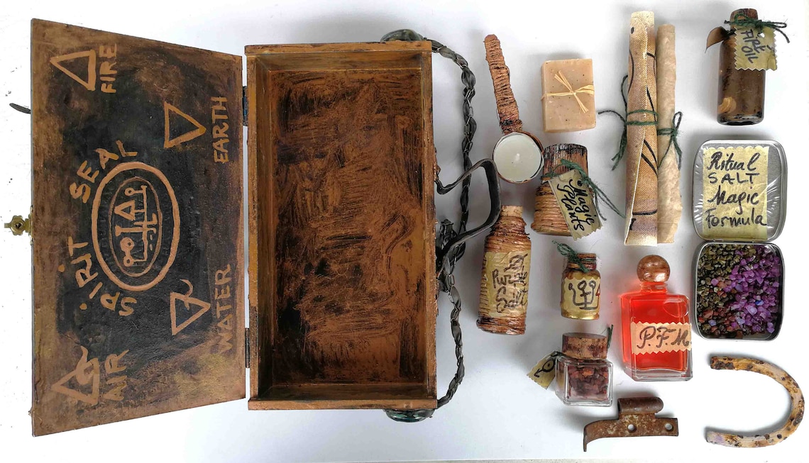 Magic Box Witchcraft Kit Witch Pagan Altar Starter Magick - Etsy