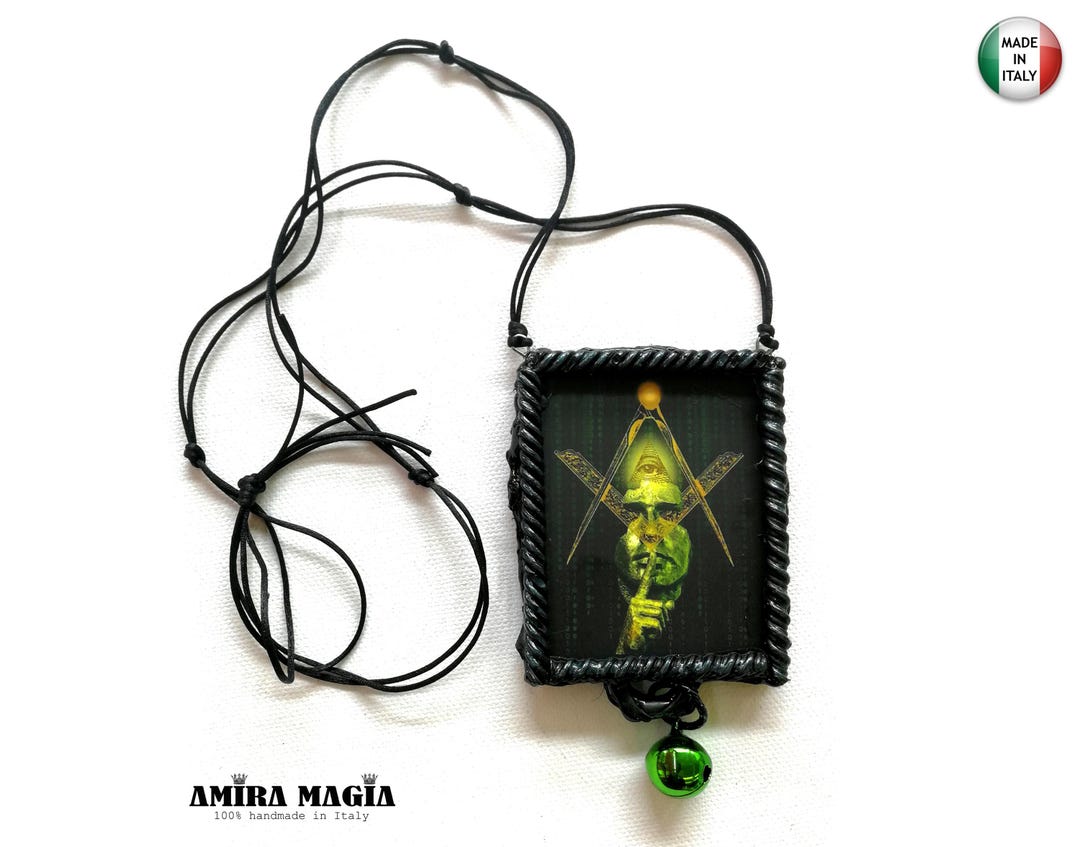 Masonry Symbol, Fraternal Mason Necklace, Masonic Talisman, Freemason ...