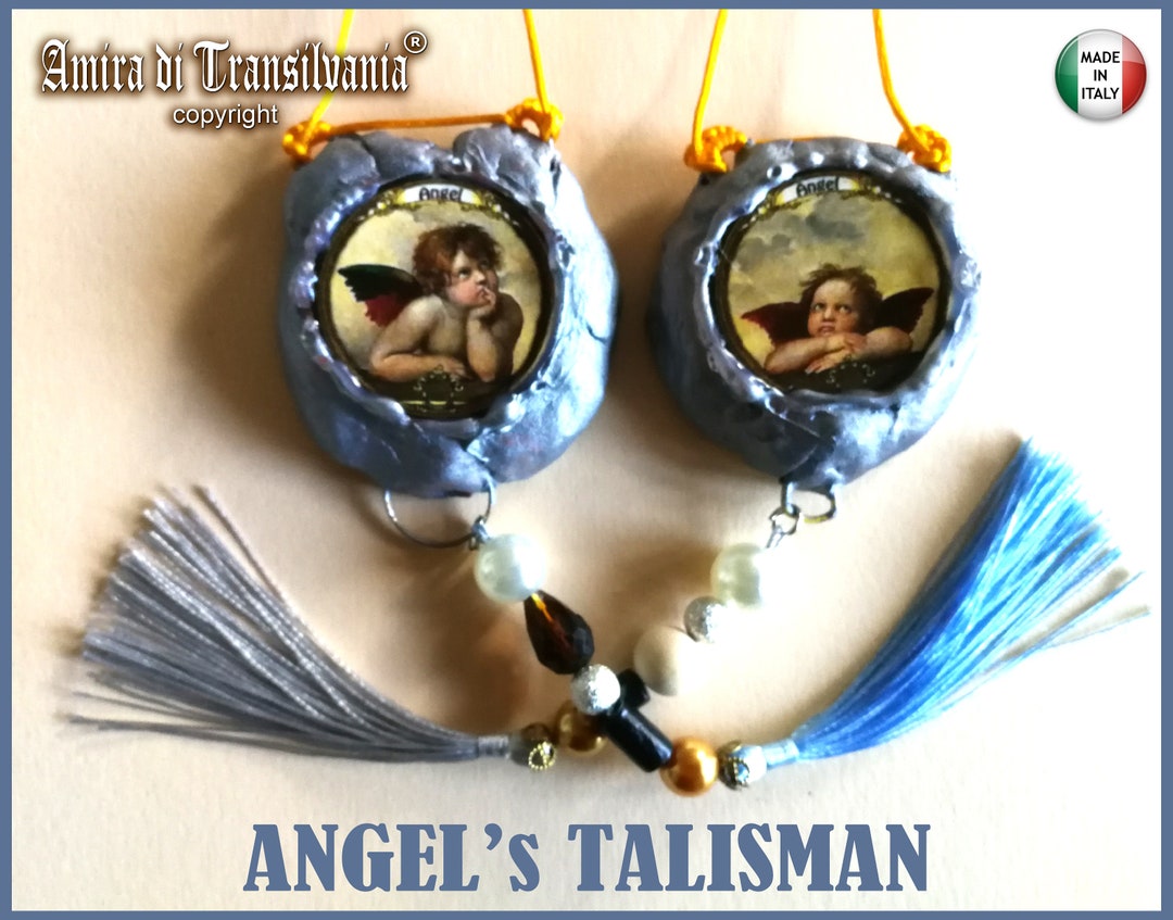 Guardian Angel, Cherubim Pendant Magic Symbols, Archangel Charm ...
