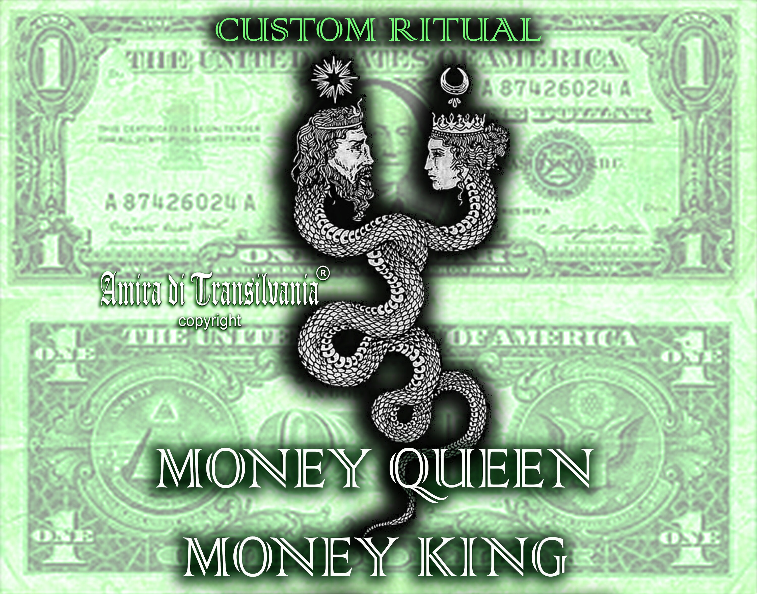 Demon King, Demon Queen Demoniac Pact for Money Dollars Spell Ritual ...