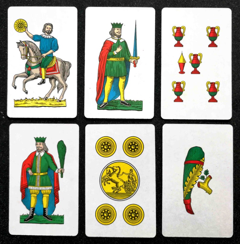 Antique Tarot Card, Oracle, Limited Edition, Italian Tarot, Sicily ...