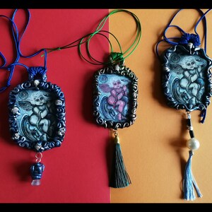 Volac Demon, Angel Talisman Dragon Amulet Pendant, Goth Jewel Magic ...